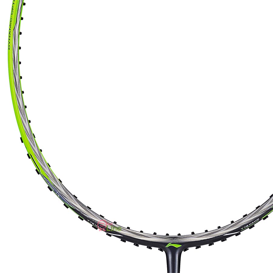 【LI-NING】3D CALIBAR 300C灰綠 3U犀利攻擊力量型羽球拍