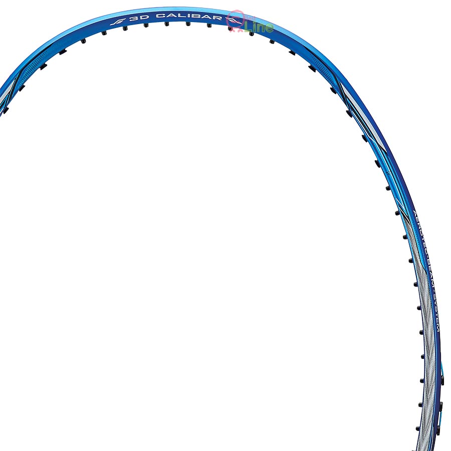 【LI-NING】3D CALIBAR 600C藍灰 3U暴力扣殺力量型羽球拍