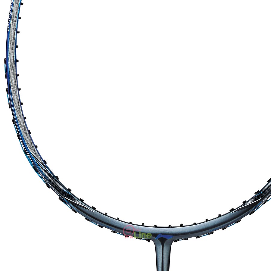 【LI-NING】3D CALIBAR 600C藍灰 3U暴力扣殺力量型羽球拍